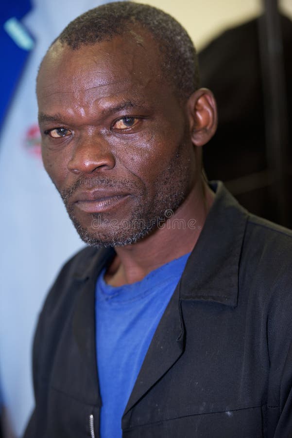 Portrait of African men stock image. Image of face, worker - 49822153
