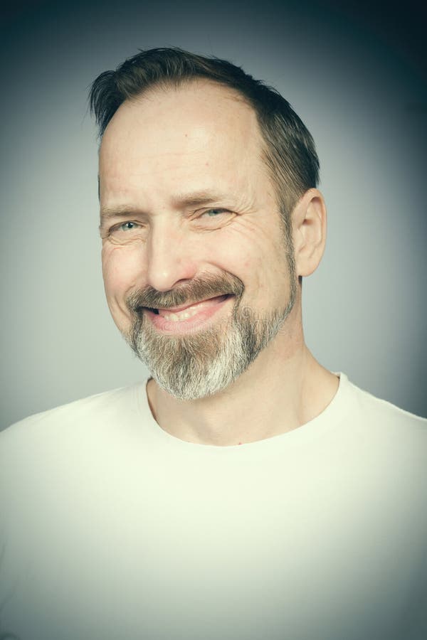 Portrait of Man S Face in Studio when Trying Expressions Stock Photo ...