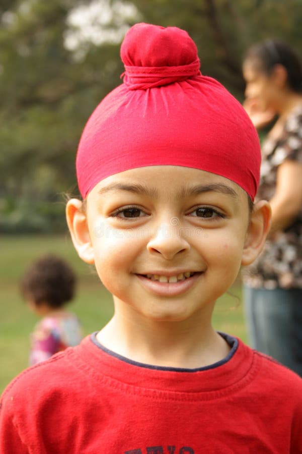 Portrait of a American Sikh Child Editorial Photography - Image of face ...