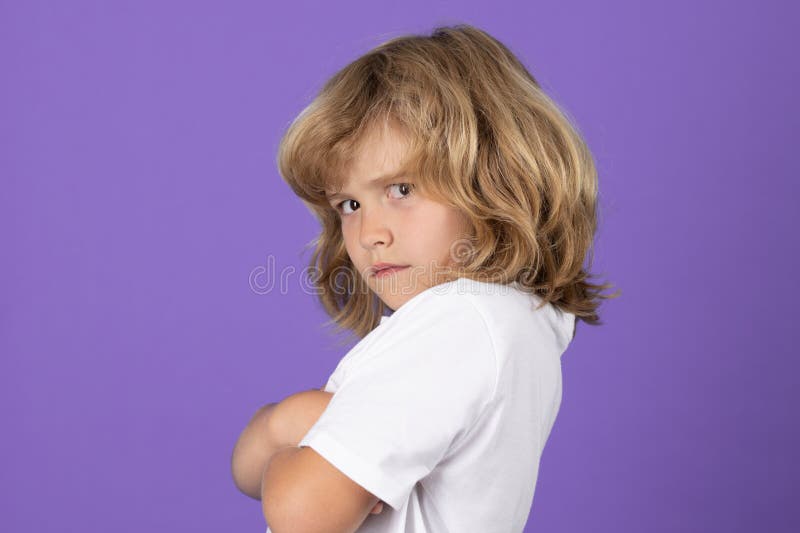 Aggressive Child Fight. Little Kid Boy Fighting Outside. Angry Little ...