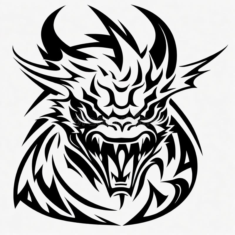 Portrait Dragon Vector Stock Illustrations – 1,183 Portrait Dragon ...