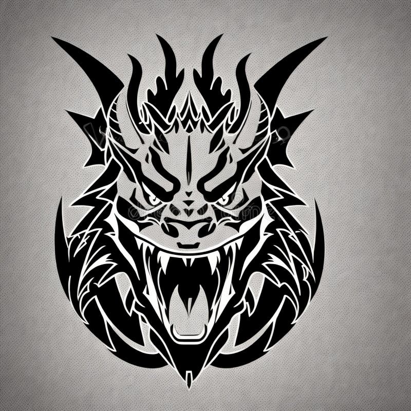 Portrait Dragon Vector Stock Illustrations – 1,183 Portrait Dragon ...