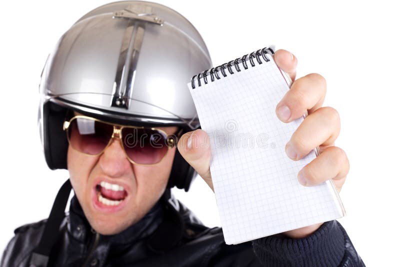 Angry police sergeant stock photo. Image of playful, person - 15159588