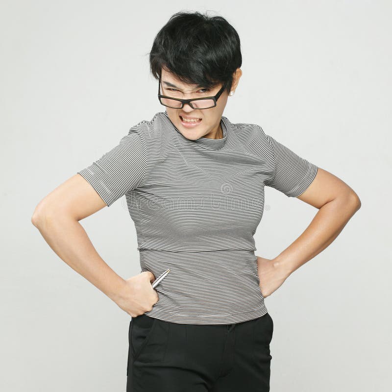 Portrait of angry woman stock photo. Image of black, unhappy - 68167658