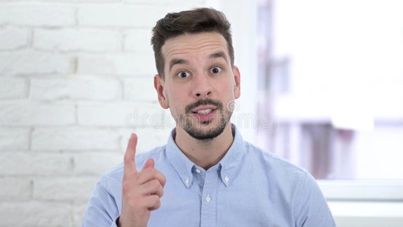 Portrait of Angry Young Man Fighting and Shouting Stock Image - Image ...