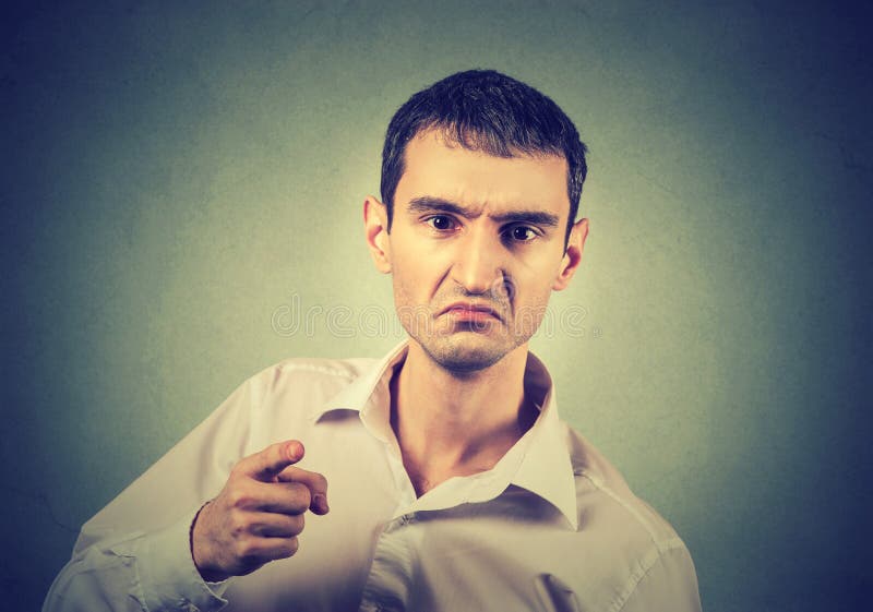 Angry Rude Upset Male Health Care Professional, Doctor Stock Photo ...