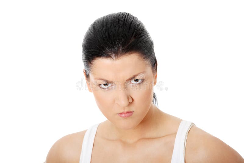 Portrait of Angry Young Woman Stock Photo - Image of adult, black: 18189650 Portrait of Angry Young Woman Stock Photo - Image of adult, black: 18189650