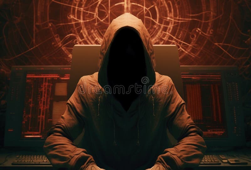 Portrait of Anonymous Hacker. Concept of Hacking Cybersecurity ... Portrait of Anonymous Hacker. Concept of Hacking Cybersecurity ...