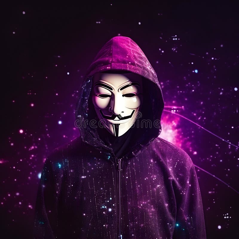 Portrait of Anonymous Hacker. Concept of Hacking Cybersecurity ... Portrait of Anonymous Hacker. Concept of Hacking Cybersecurity ...