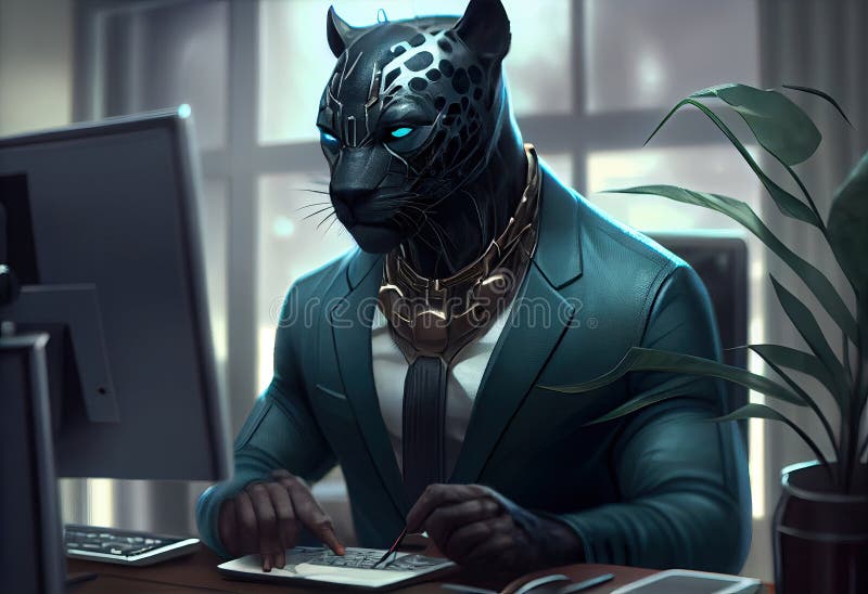 Panther Grey Stock Illustrations – 448 Panther Grey Stock Illustrations ...