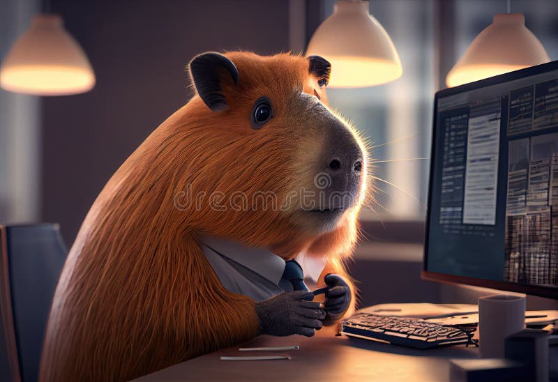 Anthropomorphic Capybara Stock Illustrations – 174 Anthropomorphic ...