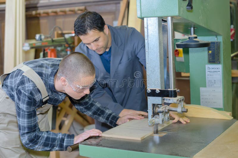 Portrait Apprentice Testing Workers Knowledge Stock Photo - Image of ...