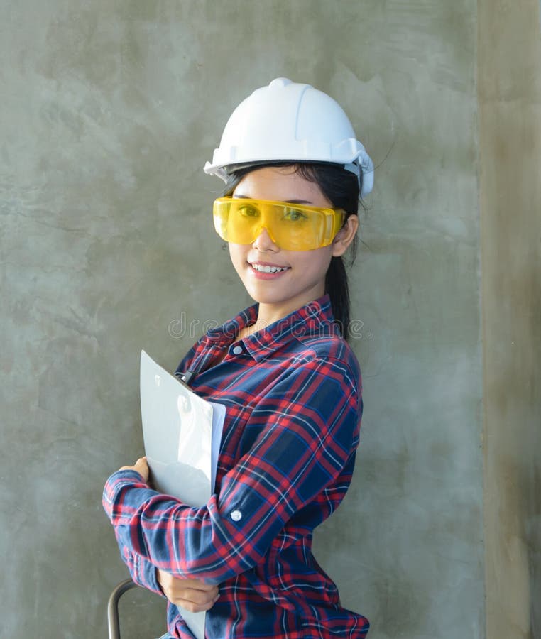 Portrait of an Architect Builder Studying Layout Plan of the Rooms ...