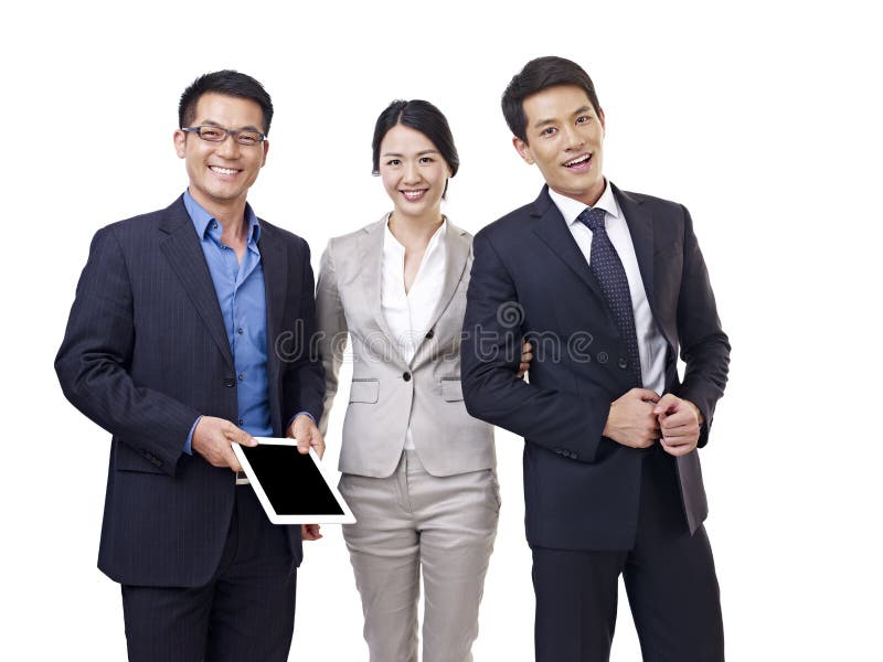 Portrait of Asian Business Team Stock Image - Image of chinese, hong ...