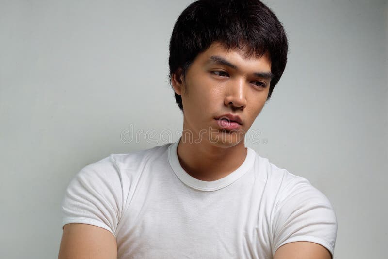 Portrait of Asian Male Model Stock Image - Image of people, mood: 39907745