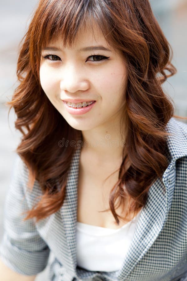 Portrait asian woman stock image. Image of asian, background - 22442373