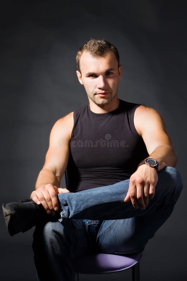 Portrait of the Attractive Man Stock Photo - Image of expression, male ...
