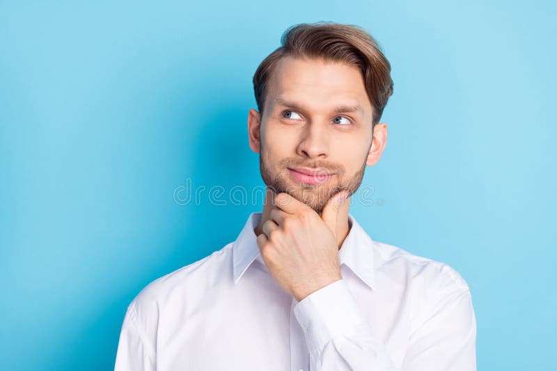Entrepreneur Overthinking His Solution Stock Photo - Image of working ...