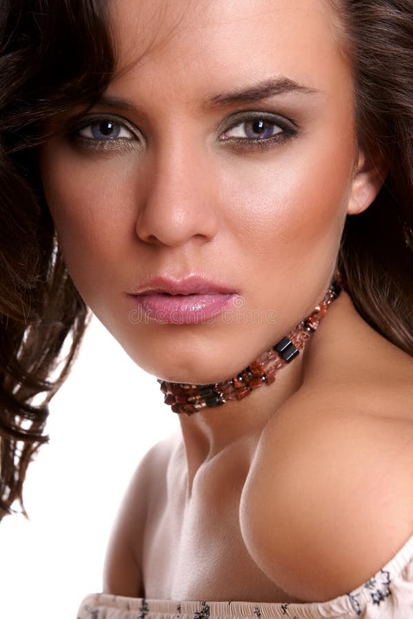 Portrait an Attractive Young Lady Stock Photo - Image of fresh, pretty ...