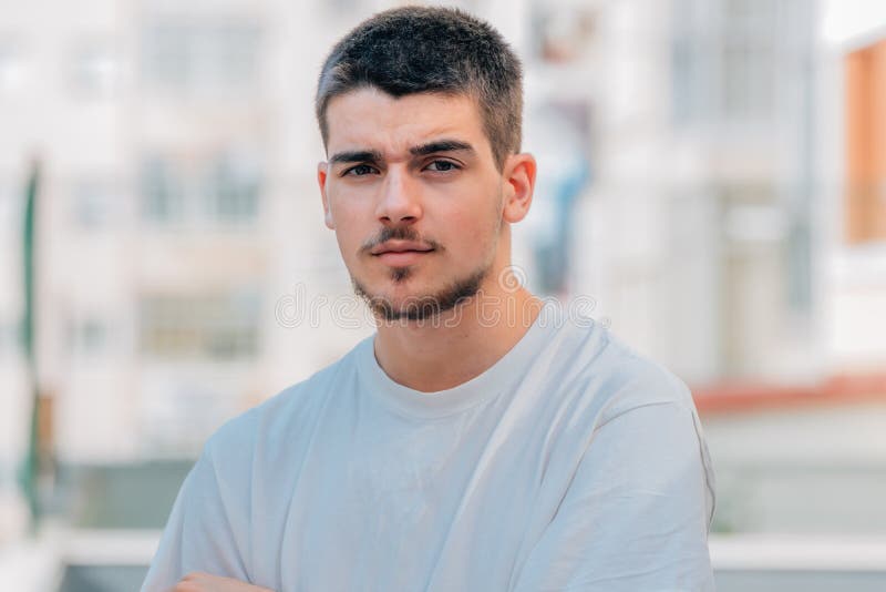 Portrait of Attractive Young Man Stock Photo - Image of handsome, male ... Portrait of Attractive Young Man Stock Photo - Image of handsome, male ...