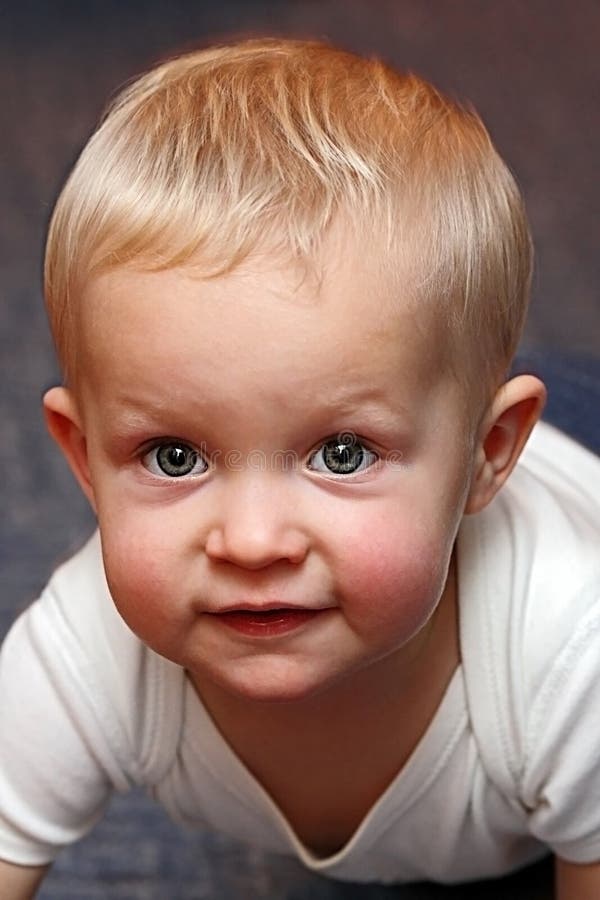 Scared baby stock image. Image of adorable, looking, beautiful - 8566033