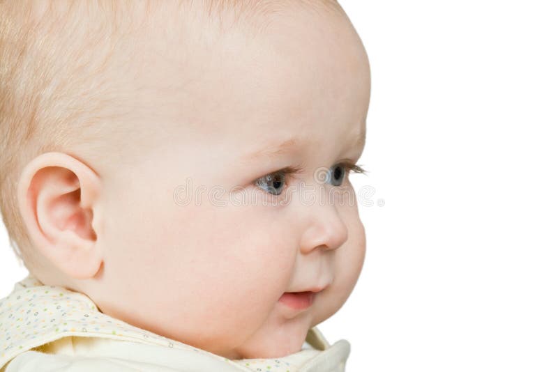 Frightened baby stock photo. Image of beginnings, eyes - 20379154