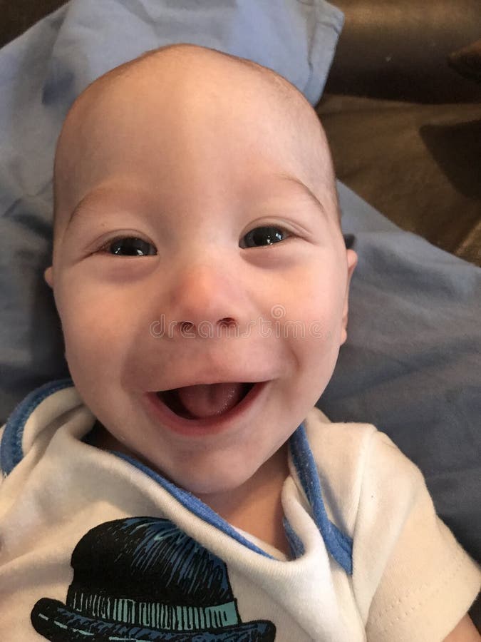 Portrait of a Baby Boy stock image. Image of upclose - 110650825