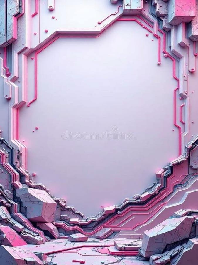 Colorful Frame Abstract Portrait Background Stock Illustration ...