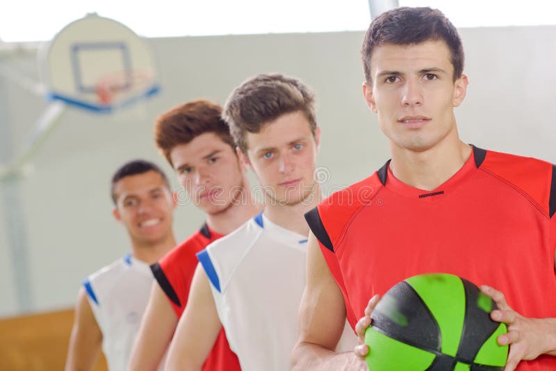 Portrait basketball team stock photo. Image of form - 268278106