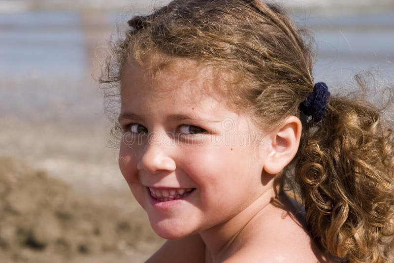 Portrait at the beach stock image. Image of lovely, sweet - 221653