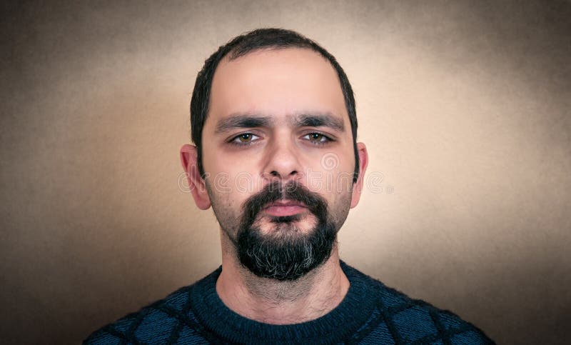 Portrait of bearded man stock photo. Image of beauty - 134443182