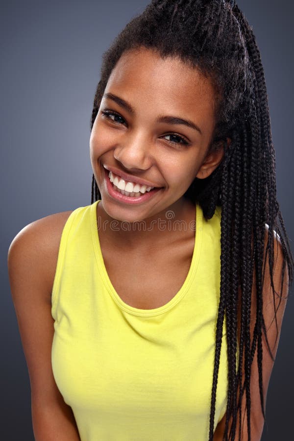 Beautiful African girl stock photo. Image of human, portrait - 145969406