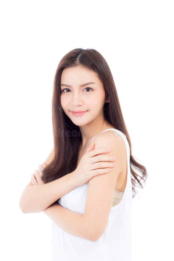 Portrait Of Beautiful Asian Woman Makeup Of Cosmetic Beauty Of Girl