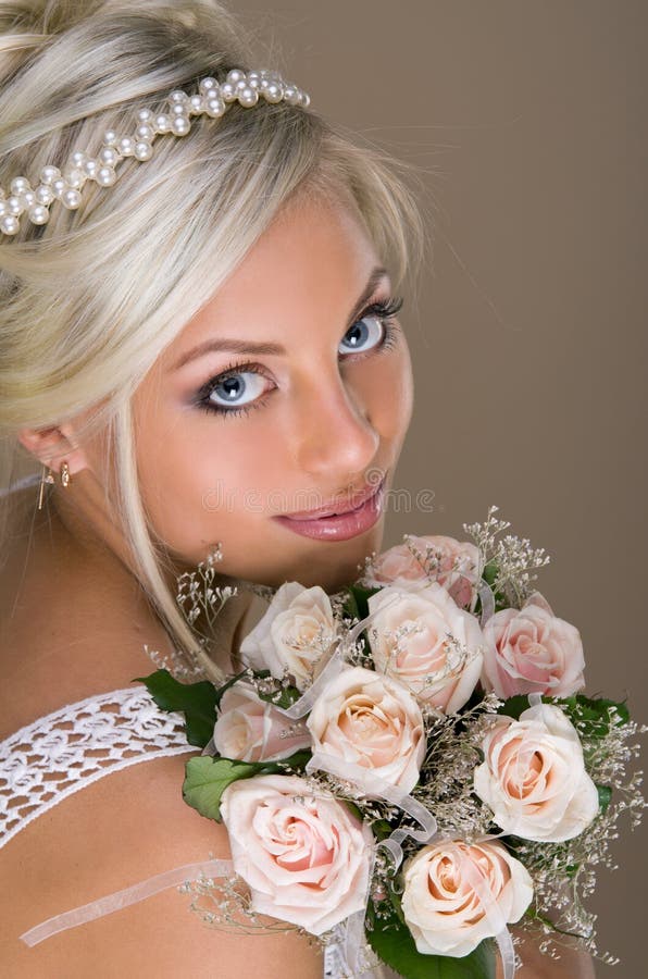 Young bride stock photo. Image of beauty, coiffure, bride - 29250122
