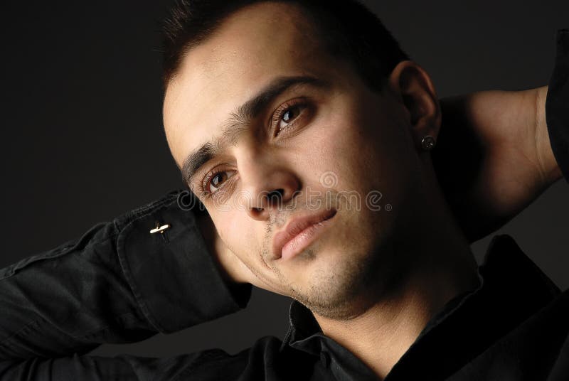 Portrait of Beautiful Little Boy Stock Image - Image of childhood ...