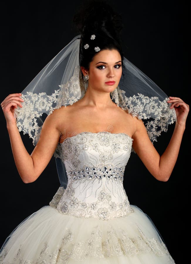 Beautiful bride stock photo. Image of bride, portrait - 10483564