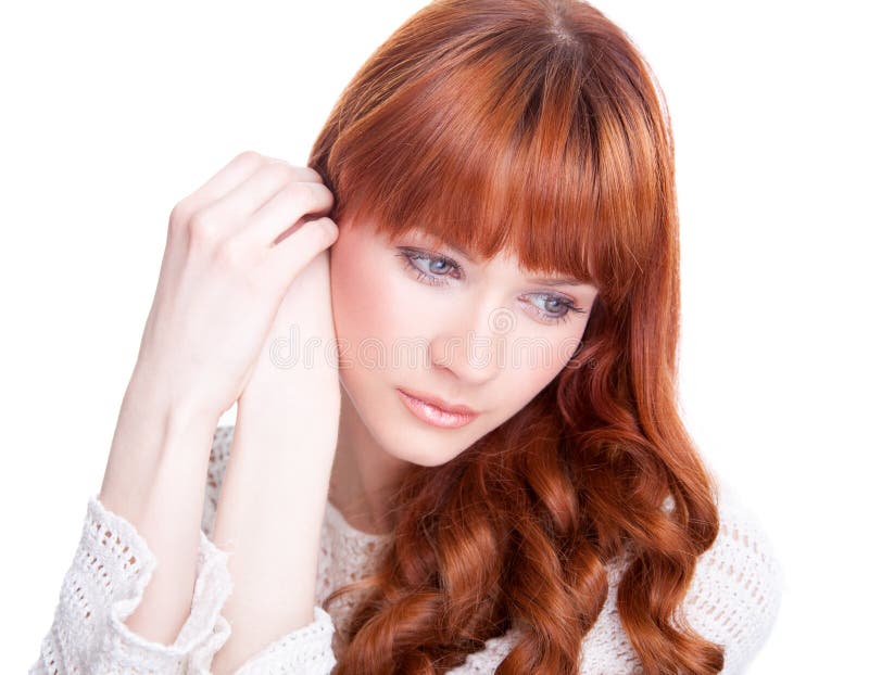 Portrait of Beautiful Caucasian Young Woman Stock Photo - Image of ... Portrait of Beautiful Caucasian Young Woman Stock Photo - Image of ...