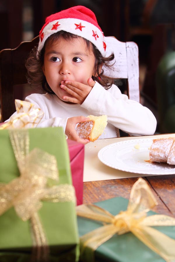 Portrait of Beautiful Child with Funny Expression Stock Image - Image ...
