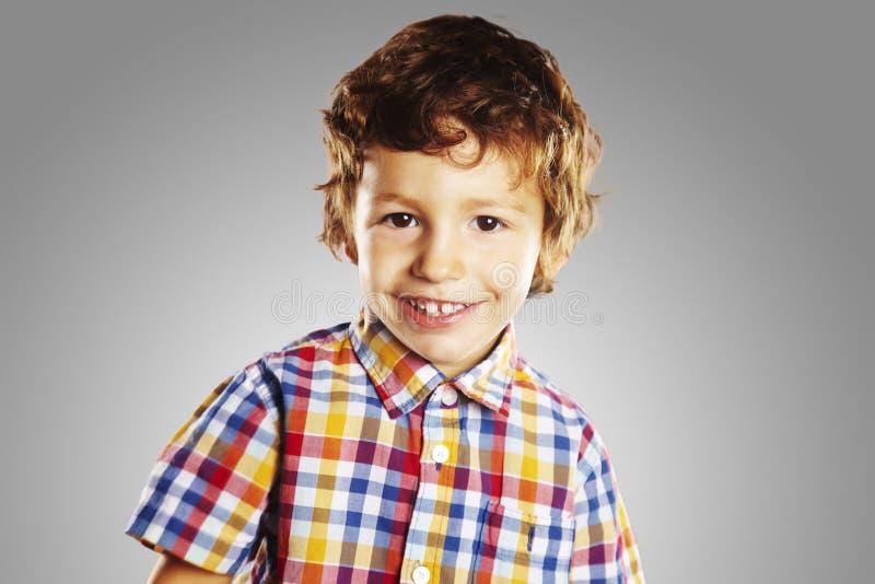 Portrait of Beautiful Child Smiling Stock Photo - Image of childhood ...