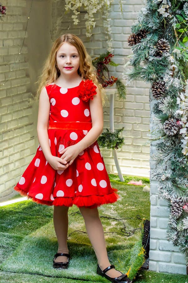 Portrait. a Beautiful, Elegant Girl. the Child is a Model. Stock Image ...