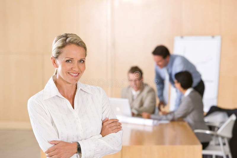 Executive with his team stock photo. Image of business - 2823382