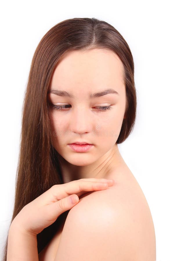 Portrait of Beautiful Female Model Stock Photo - Image of lady, closeup ...