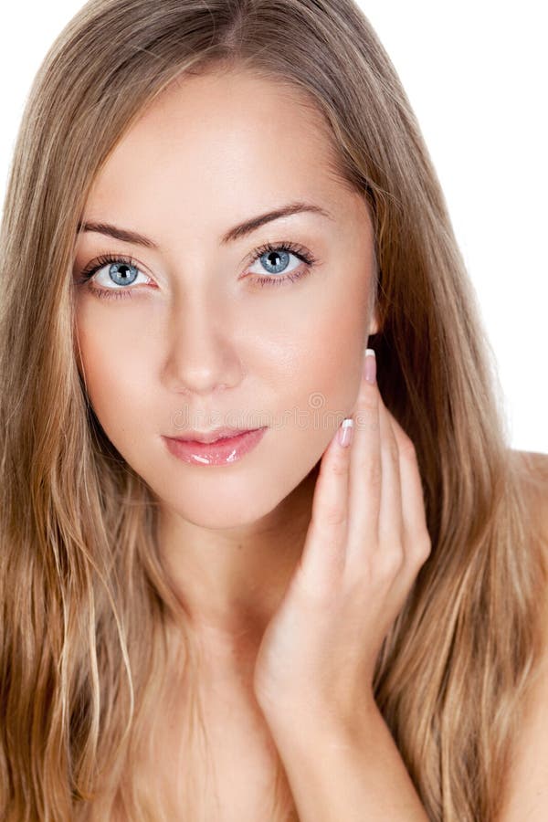 Portrait of a Beautiful Female Model Stock Photo - Image of adult ...