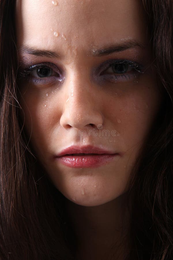 Portrait of beautiful girl stock image. Image of desperate - 12347605