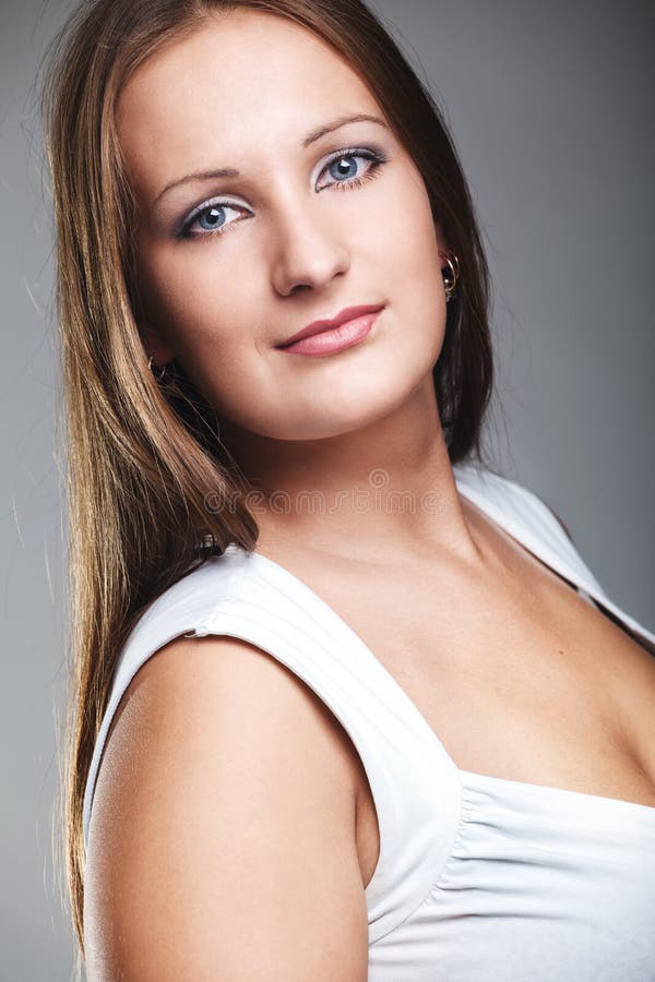 Portrait of a Beautiful Girl Stock Image - Image of female, happy: 22877751