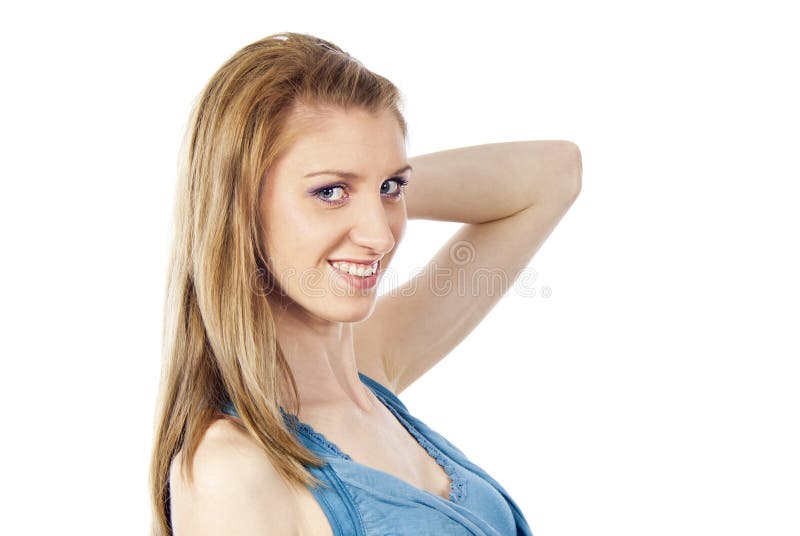 Portrait of beautiful girl stock image. Image of adult - 25386871