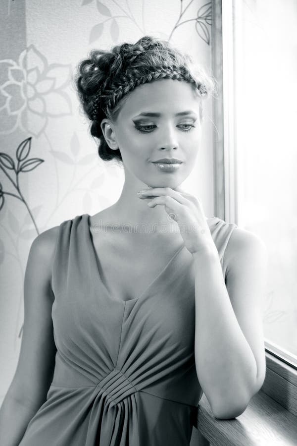 Portrait of beautiful girl stock photo. Image of blonde - 25477110