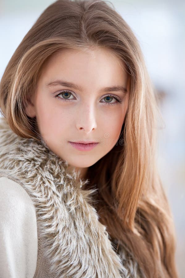 Portrait of beautiful girl stock photo. Image of look - 26829124