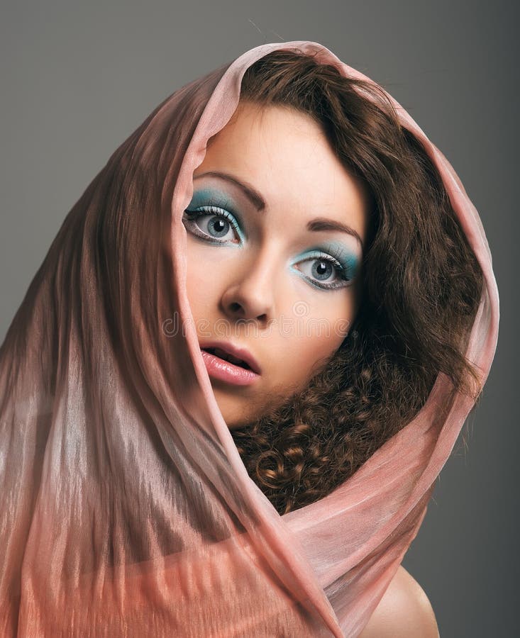 Asymmetrical Eyes Makeup Stock Photos - Free & Royalty-Free Stock ...