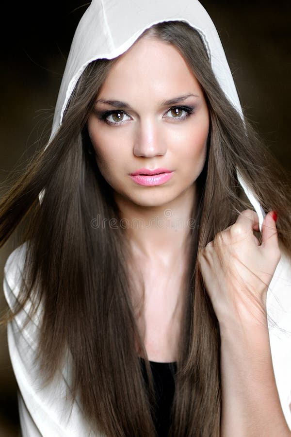 Portrait of a Beautiful Girl Stock Image - Image of sensual, attractive ...